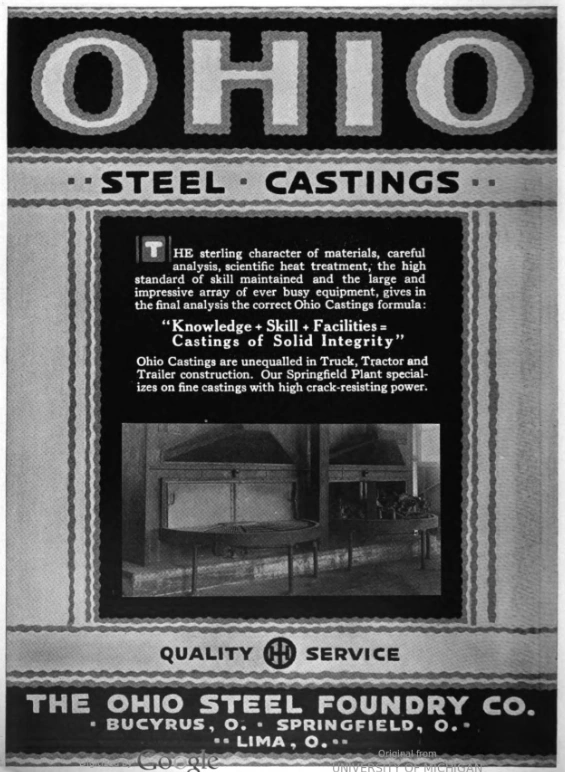 Ohio Steel Foundry Company | MyCompanies Wiki | Fandom