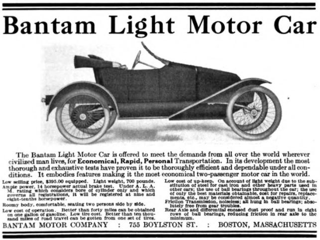 Bantam Motor Company | MyCompanies Wiki | Fandom