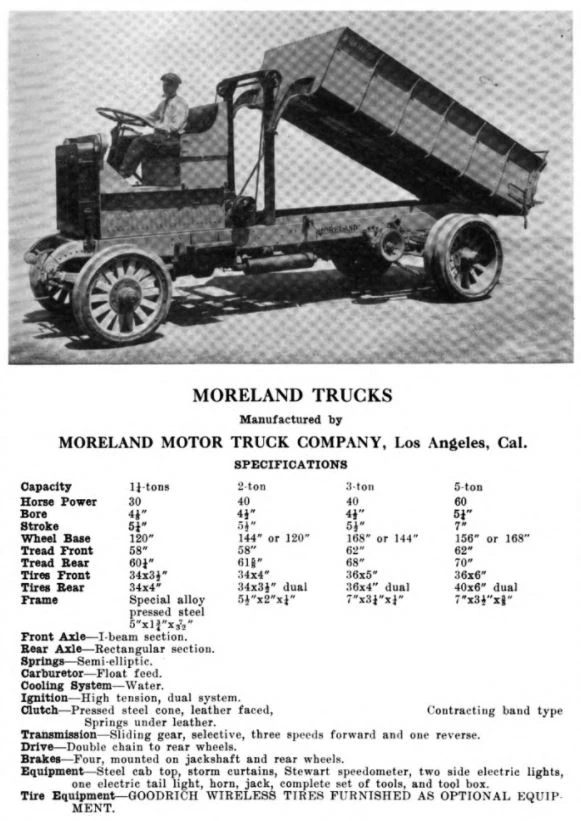Moreland Motor Truck Company | MyCompanies Wiki | Fandom