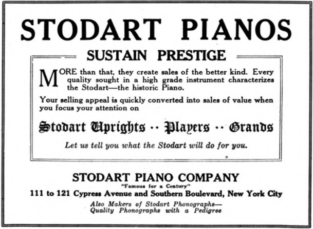 Stodart Piano Company | MyCompanies Wiki | Fandom