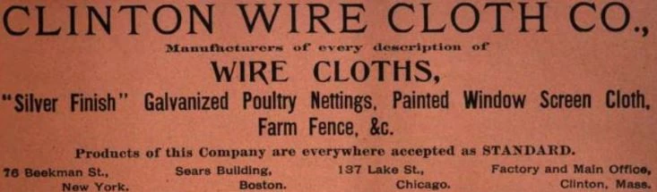 Clinton Wire Cloth Company | MyCompanies Wiki | Fandom
