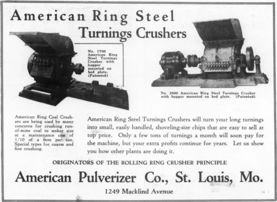 American Pulverizer Company | MyCompanies Wiki | Fandom