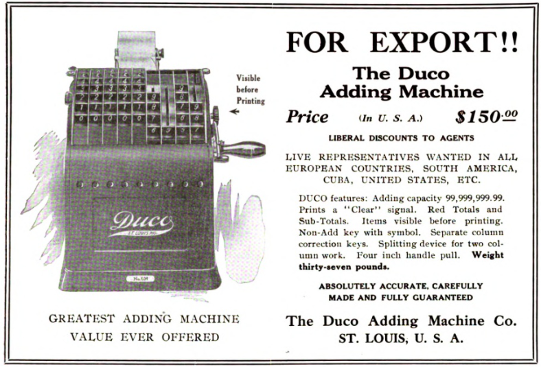 Duco Adding Machine Company | MyCompanies Wiki | Fandom
