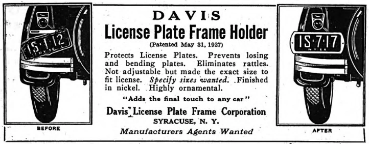 Davis License Plate Frame Corporation | MyCompanies Wiki | Fandom