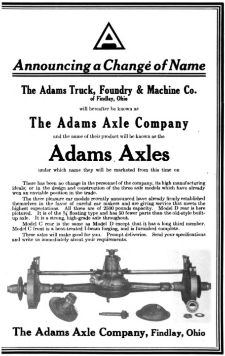 Adams Axle Company | MyCompanies Wiki | Fandom