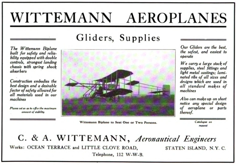 Wittemann-Lewis Aircraft Company | MyCompanies Wiki | Fandom