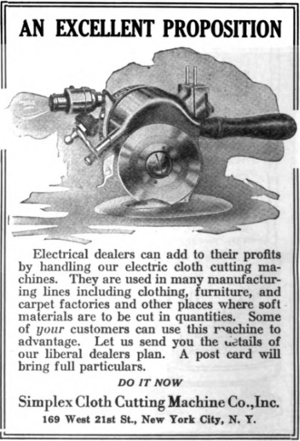 Simplex Cloth Cutting Machine Company | MyCompanies Wiki | Fandom