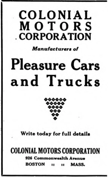 Colonial Motors Corporation | MyCompanies Wiki | Fandom