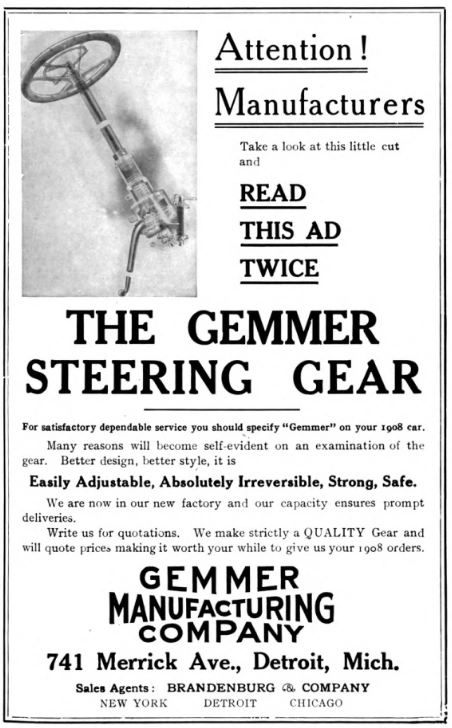 Gemmer Manufacturing Company | MyCompanies Wiki | Fandom