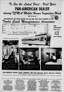 Inventory 1952 Pan American House Trailer