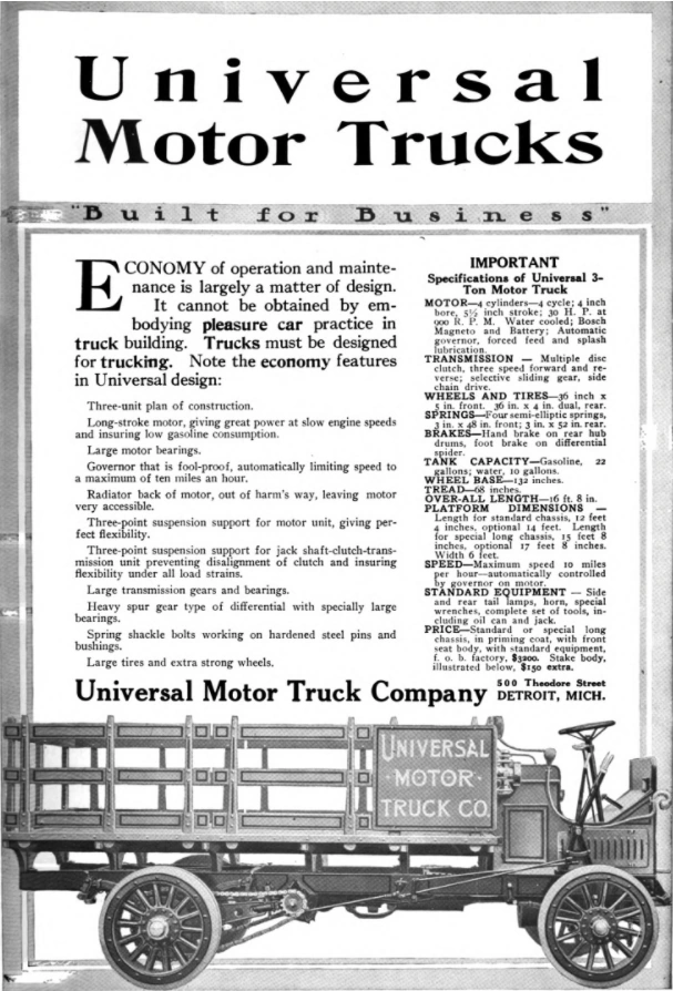 Universal Motor Truck Company | MyCompanies Wiki | Fandom