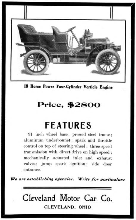 Cleveland Motor Car Company | MyCompanies Wiki | Fandom