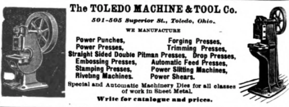 Toledo Machine & Tool Company | MyCompanies Wiki | Fandom
