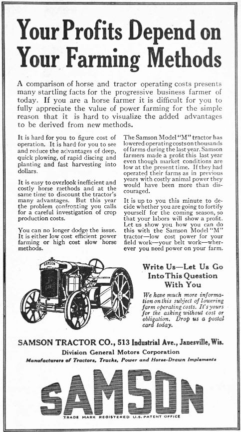 Samson Tractor Company | MyCompanies Wiki | Fandom