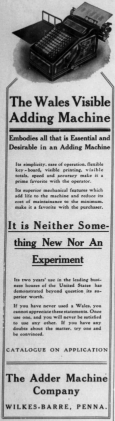 Adder Machine Company | MyCompanies Wiki | Fandom