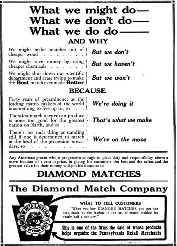 Diamond Match Company | MyCompanies Wiki | Fandom