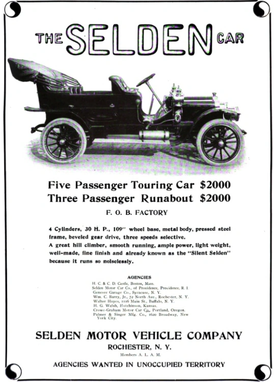 Selden Motor Vehicle Company | MyCompanies Wiki | Fandom