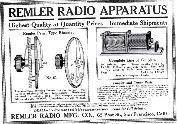 Remler Radio Manufacturing Company | MyCompanies Wiki | Fandom