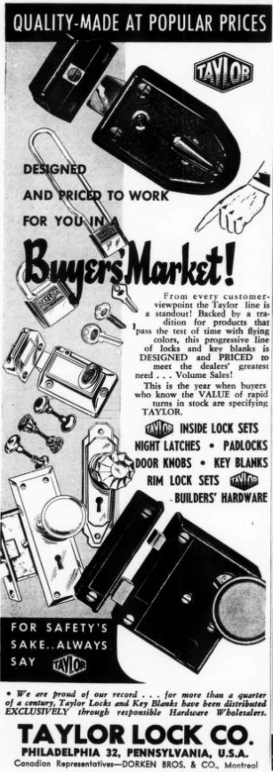 Taylor Lock Company | MyCompanies Wiki | Fandom