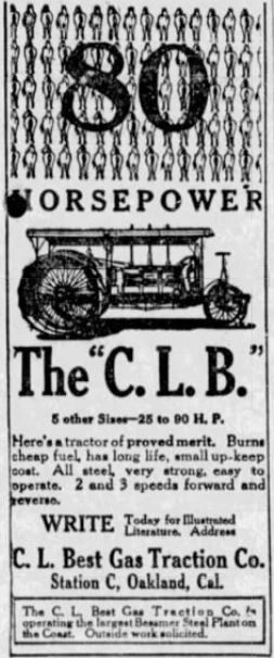 C. L. Best Gas Traction Company | MyCompanies Wiki | Fandom