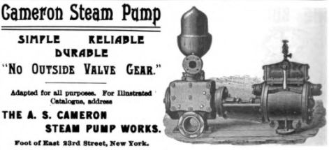 A. S. Cameron Steam Pump Works | MyCompanies Wiki | Fandom