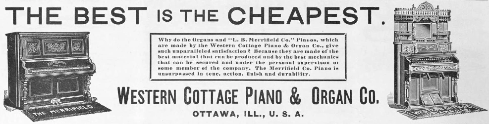 Western Cottage Piano & Organ Company | MyCompanies Wiki | Fandom