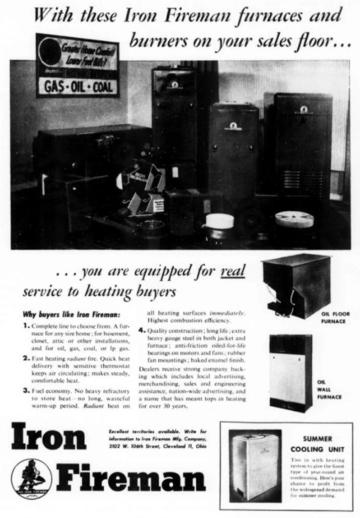 Iron Fireman Manufacturing Company | MyCompanies Wiki | Fandom