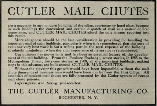Cutler Mail Chute Company | MyCompanies Wiki | Fandom