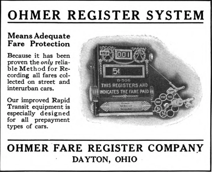 Ohmer Fare Register Company | MyCompanies Wiki | Fandom