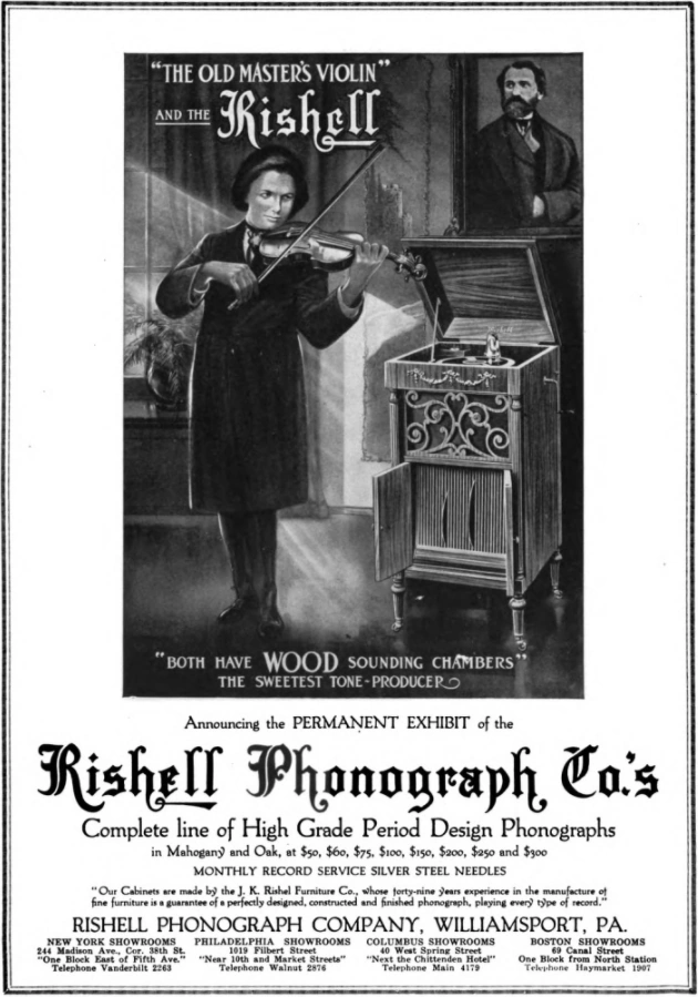 Rishell Phonograph Company | MyCompanies Wiki | Fandom
