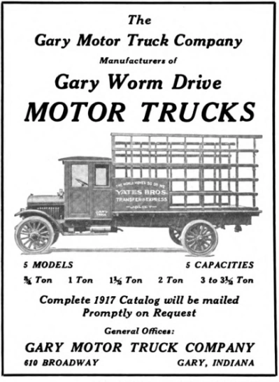 Gary Motor Truck Company | MyCompanies Wiki | Fandom