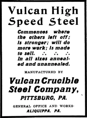 Vulcan Crucible Steel Company | MyCompanies Wiki | Fandom