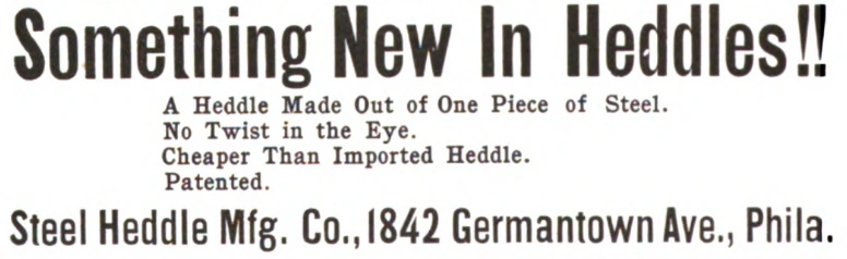 Steel Heddle Manufacturing Company | MyCompanies Wiki | Fandom