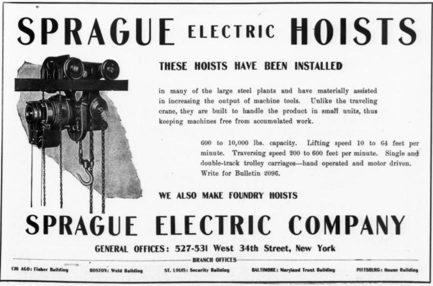 Sprague Electric Company (NY) | MyCompanies Wiki | Fandom