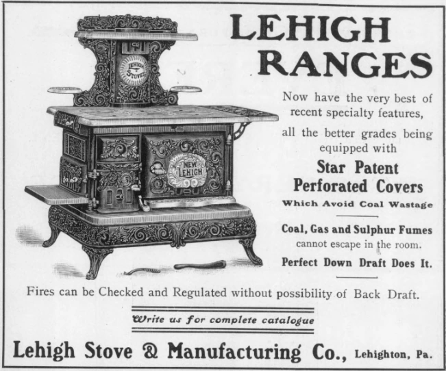 Lehigh Stove & Manufacturing Company | MyCompanies Wiki | Fandom
