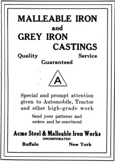 Acme Steel & Malleable Iron Works | MyCompanies Wiki | Fandom