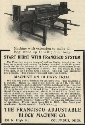 Francisco Adjustable Block Machine Company | MyCompanies Wiki | Fandom