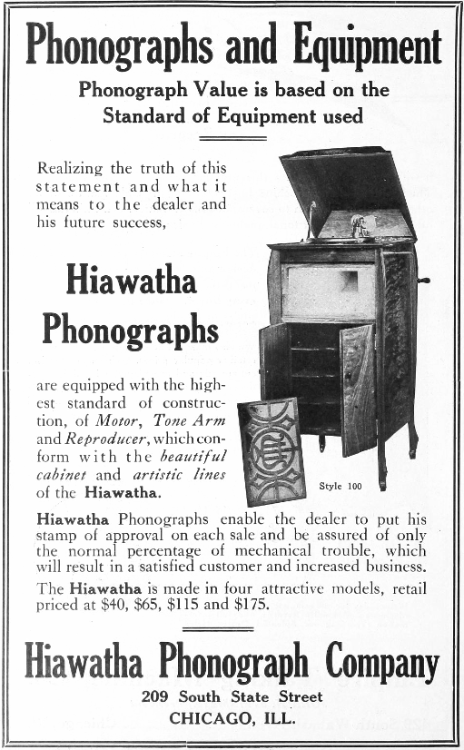 Hiawatha Phonograph Company | MyCompanies Wiki | Fandom Hiawatha Phonograph Company | MyCompanies Wiki | Fandom