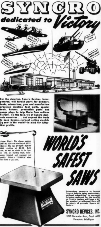 Syncro Saw Corporation | MyCompanies Wiki | Fandom