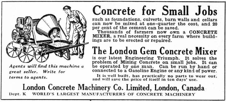 London Concrete Machinery Company | MyCompanies Wiki | Fandom