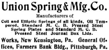 Union Spring & Manufacturing Company | MyCompanies Wiki | Fandom