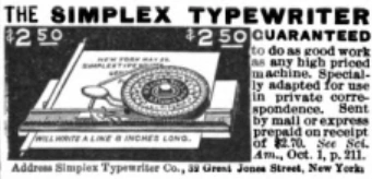 Simplex Typewriter Company | MyCompanies Wiki | Fandom