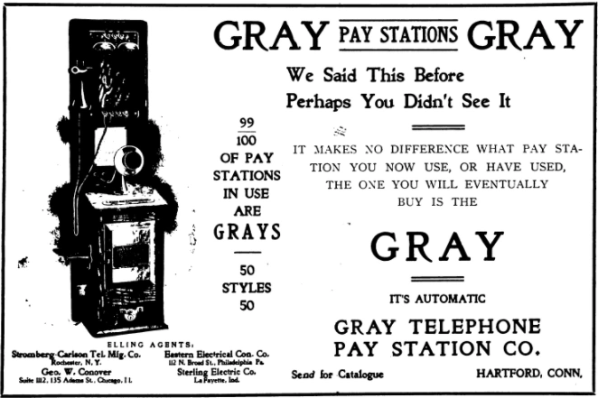 Gray Telephone Pay Station Company | MyCompanies Wiki | Fandom