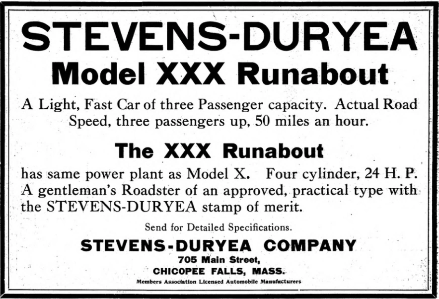 Stevens-Duryea Company | MyCompanies Wiki | Fandom