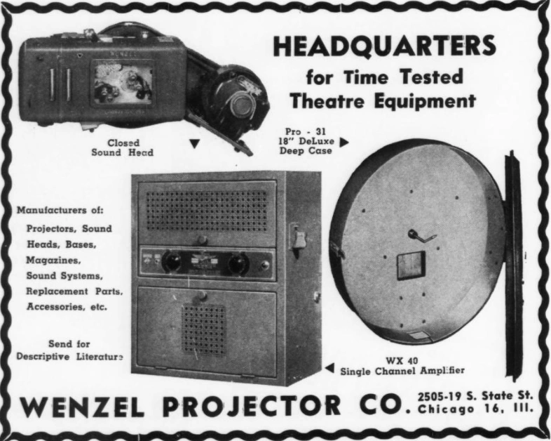 Wenzel Projector Company | MyCompanies Wiki | Fandom