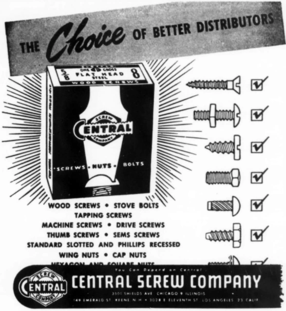 Central Screw Company | MyCompanies Wiki | Fandom