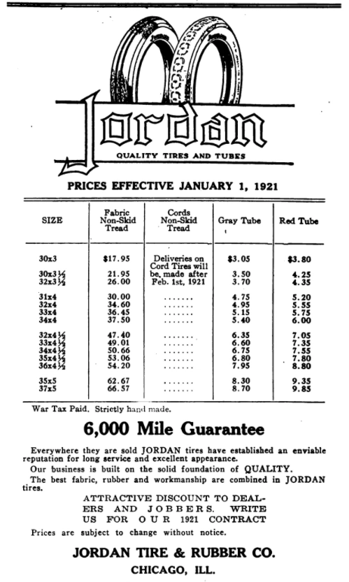 Jordan Tire & Rubber Company | MyCompanies Wiki | Fandom