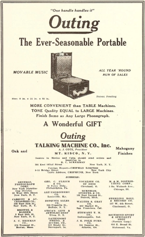 Outing Talking Machine Company | MyCompanies Wiki | Fandom