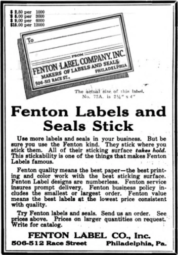 Fenton Label Company | MyCompanies Wiki | Fandom