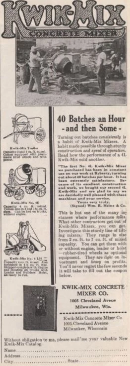 Kwik-Mix Concrete Mixer Company | MyCompanies Wiki | Fandom